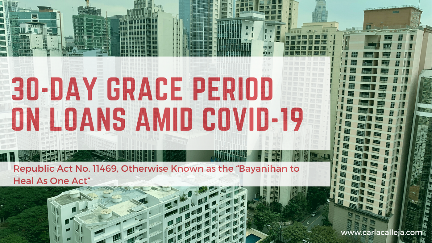 Mandatory Grace Period on Loans Implemented in the Philippines amid ...